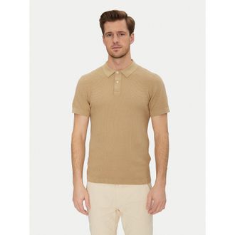 Blend Poloshirt 20718361 Beige Regular Fit