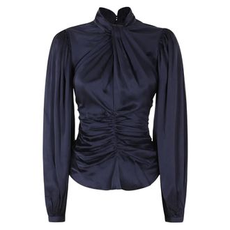 Isabel Marant Depsona Seidenbluse - - Blouses & Shirts - Damen - Blau - XS