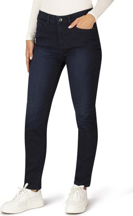 Stooker Damen 5-Pocket-Jeans Straight Fit Denim/Jeans clean wash eng lang