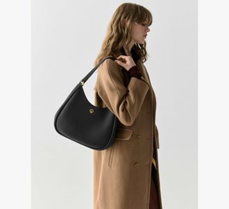 Kate Spade New York Kate Spade Kayla Gro&szlig;e Schultertasche Mit Dreiteiligem Fach f&uuml;r Frauen in Schwarz | Leder