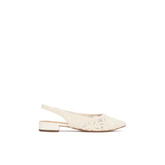 Kazar Flache Braut-Pumps mit floralem Lochmuster - - Shoes - Damen - Wei&szlig; - 37 EU