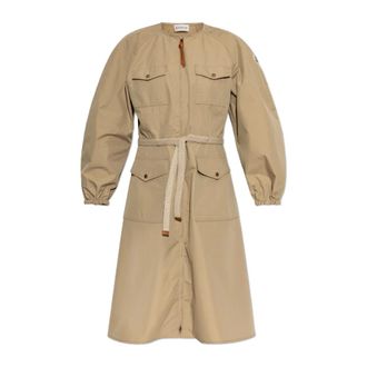Moncler Femme, Robes, Brun, Taille: 38 FR Robe Avec Poches