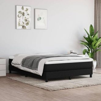 vidaXL Taschenfederkernmatratze Schwarz 140x190x20 cm Stoff Vidaxl