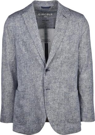 Circolo 1901 Homme, Vestes, Bleu, Taille: 2XL Blazer Stondato