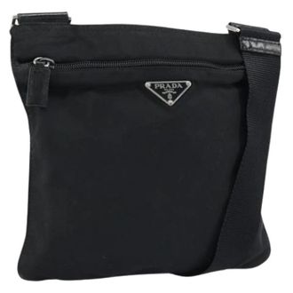 Prada Pre-owned Vintage Nylon Schultertasche - - Pre-owned - Damen - Schwarzk - ONE SIZE