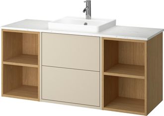 IKEA HAVBÄCK / ORRSJÖN Waschbeckenschr./Waschb./Mischbat