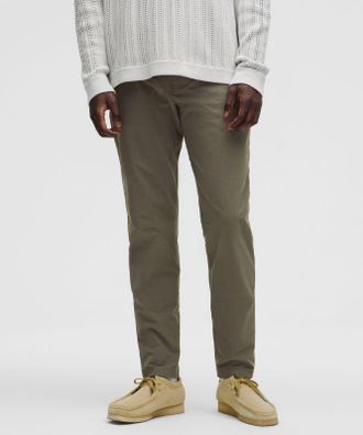 lululemon Pantalon chino ABC coupe slim Coton VersaTwill extensible pour Hommes - 86 cm - Vert - Taille 32