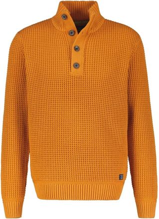 Lerros Feinstrickpullover mit hohem Kragen - - Knitwear - Herren - Orange - XL