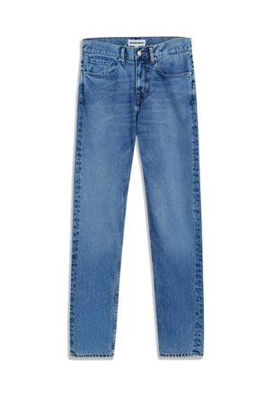Armedangels Herren Slim Straight Jeans recycelte Baumwolle DYLAANO Regular Fit Sprinkle Blue