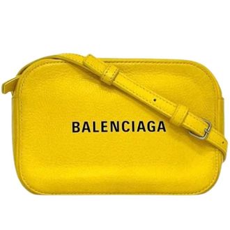 Balenciaga Pre-owned Cuir sacs-balenciaga - Femme - Pre-owned - Jaune - Taille: ONE Size