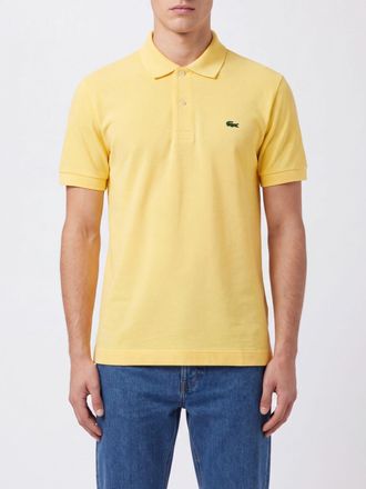 Lacoste Polo classique &agrave; manches courtes en coton avec patch logo