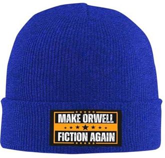 Generic Tricoté Bonnet Faire De La Fiction Orwellienne À Nouveau Coupe-Vent Tricoter Chapeau Classique Chapeau dhiver Tricoté pour Sports Adultes Cyclisme