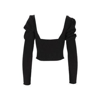 Vivienne Westwood Womens Black Silk Cardigan Clothing
