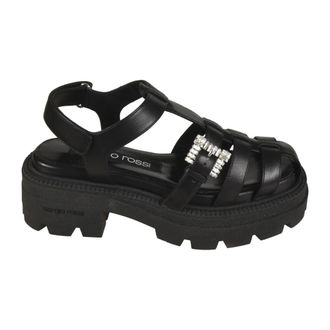 Sergio Rossi Schwarze Sandalen Eleganter Stil - - Shoes - Damen - Schwarzk - 40 EU
