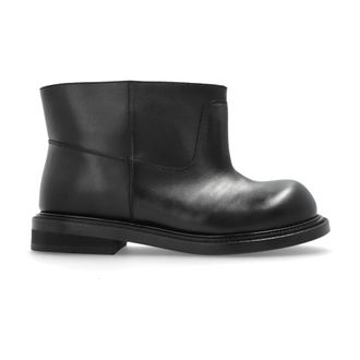 Moschino Lederkn&ouml;chelstiefel - - Shoes - Damen - Schwarzk - 36 EU