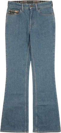 Burberry Femme, Jeans, Bleu, Taille: W27 Jean flare