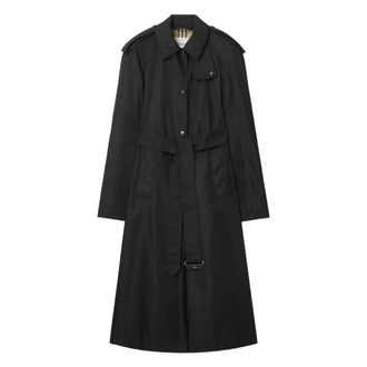 Burberry Femme, Manteaux, Noir, Taille: 34 FR Tilley Belted Coat