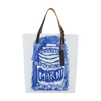 Marni Tribeca Cake Logo Tote Bag - - Bags - Damen - Mehrfarbig - ONE SIZE