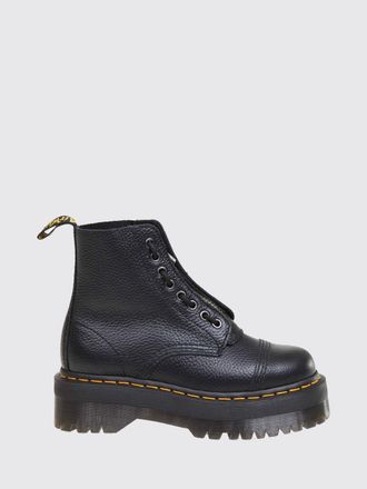 Dr. Martens Bottes Sinclair en cuir nappa grain&eacute; avec zip et semelle plateforme