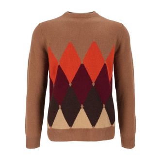 Ballantyne Pull Girocollo - Homme - Pulls - Brun - Taille: M