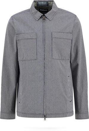 Barbour Overshirt Willowburn Gingham mit Kleinkaromuster und Zip in