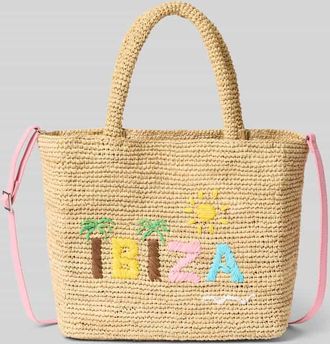 MC2 Saint Barth Shopper aus reiner Baumwolle Modell RAFFIA