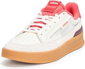 adidas Baskets Aspyre pour homme, Blanc/rouge vif/rubis aurore, 44 EU