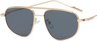 Generic Lunettes De Soleil Polarisées Surdimensionnées En Métal À La Lunettes De Soleil For Hommes Et Femmes For La Conduite En Plein Air, Les Déplacements, L