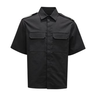 Neil Barrett Lockeres Tech-Shirt Schwarz Baumwolle - - Shirts - Herren - Schwarzk - XL