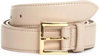 Orciani Gürtel - Ivory Leather Belt - Gr. 95 - in Beige - für Damen