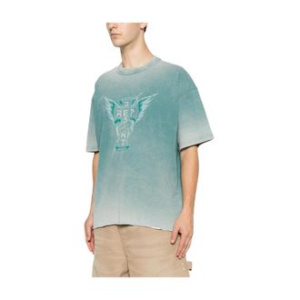 Represent Represent, Homme, Tops, Bleu, Taille: M T-Shirt Graphique Col Rond