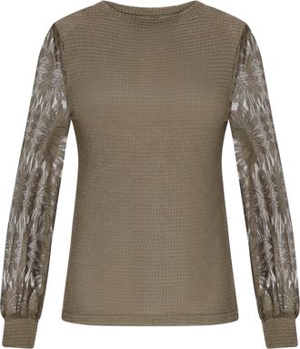 Faina Bluse Frauen khaki