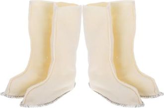 BESPORTBLE Lot de 2 Paires de Chaussettes Imperm&eacute;ables -Mollet pour Bottes de Pluie Femme Doublures Amovibles Chaudes et &Eacute;paisses Haute Tige Taille 42 Int&eacute;rieur 