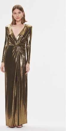 Nissa Abendkleid RS14413 Goldfarben Slim Fit