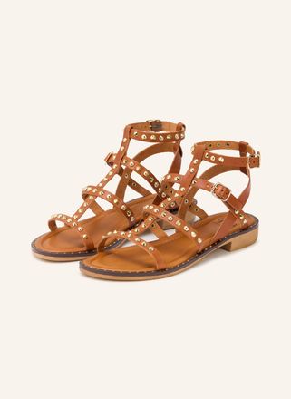&Egrave; Mia &Egrave; Mia Sandalen Mit Nieten braun