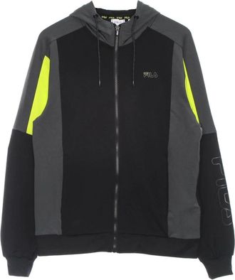Fila Kapuzenjacke Schwarz Fr&uuml;hling Stil - - Sweatshirts & Hoodies - Herren - Schwarzk - M