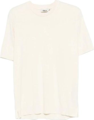 Altea Homme, Tops, Blanc, Taille: M Neutrals Short Sleeve Crew Neck