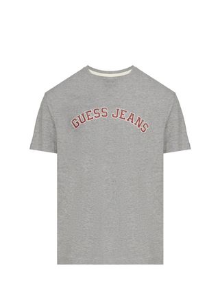 Guess Baumwoll-T-Shirt mit Logo in Grau