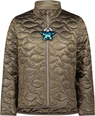 Cartoon Steppjacke - - Jackets - Damen - Gr&uuml;n - 2XL