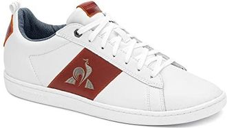 Le Coq Sportif Courtclassic Workwear, Chaussures de Tennis pour Homme, Blanc Optique Afterglow, 40 EU