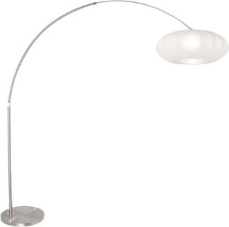 Steinhauer Lampe arc lampadaire lampe de salon m&eacute;tal soie H 240 cm 3806ST