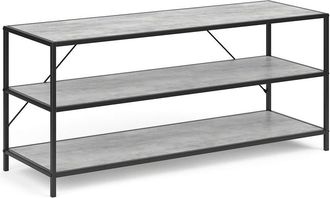 Vicco Lowboard Fyrk, Beton/Schwarz, 120 x 53 cm