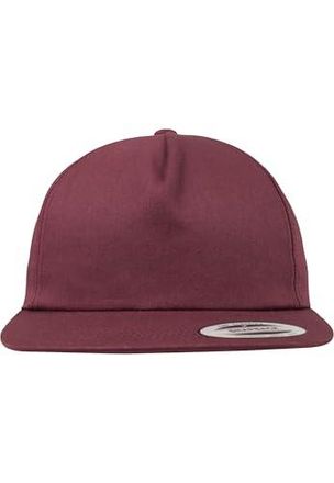Flexfit Mixte Unstructured 5-Panel Snapback Maroon One Size Casquette, Marron, Taille Unique EU