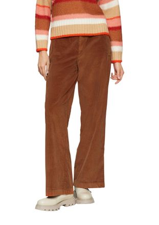 s.Oliver Weiche Cordhose mit Wide Leg
