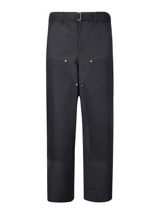 sacai Pantalons D&eacute;contract&eacute;s - Noir