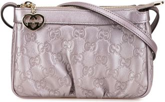 Gucci Hobo Bags - Small Metallic Guccissima Lovely Crossbody - Gr. unisize - in Orange - f&uuml;r Damen