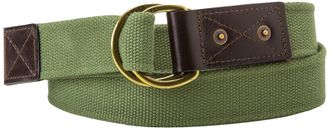 Levi's Herren & Unisex Mixed Material Woven Belt, Olive, 115
