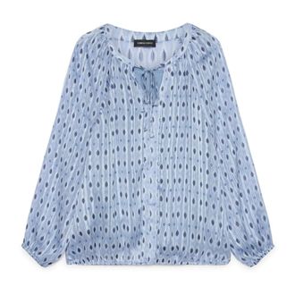 Fiorella Rubino Damen, Blusen & Hemden, Blau, 4XLGr&ouml;&szlig;e