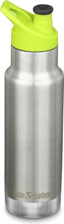 Klean Kanteen Unisex - Erwachsene Classic Sport Flasche, Brushed Stainless, One Size