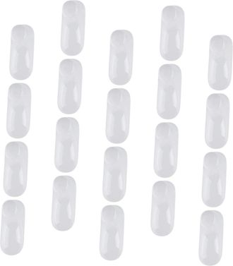 Valiclud 20 Paare Transparente Schuhhalter aus Kunststoff Schuhspanner für Babyschuhe Stabile Schuhformhalter für Babyfüße Praktischer Schuhständer zur Schuhpf